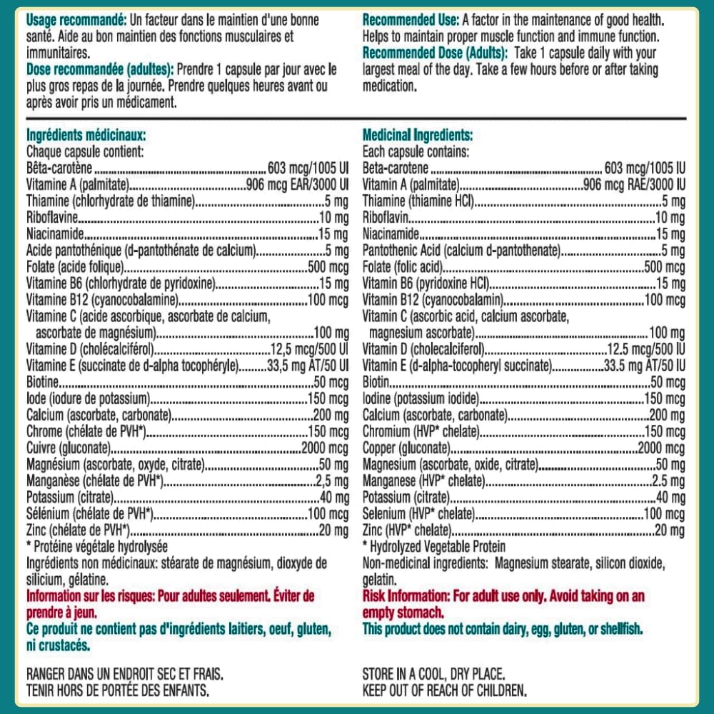 Vitamins for men's vitality and strength