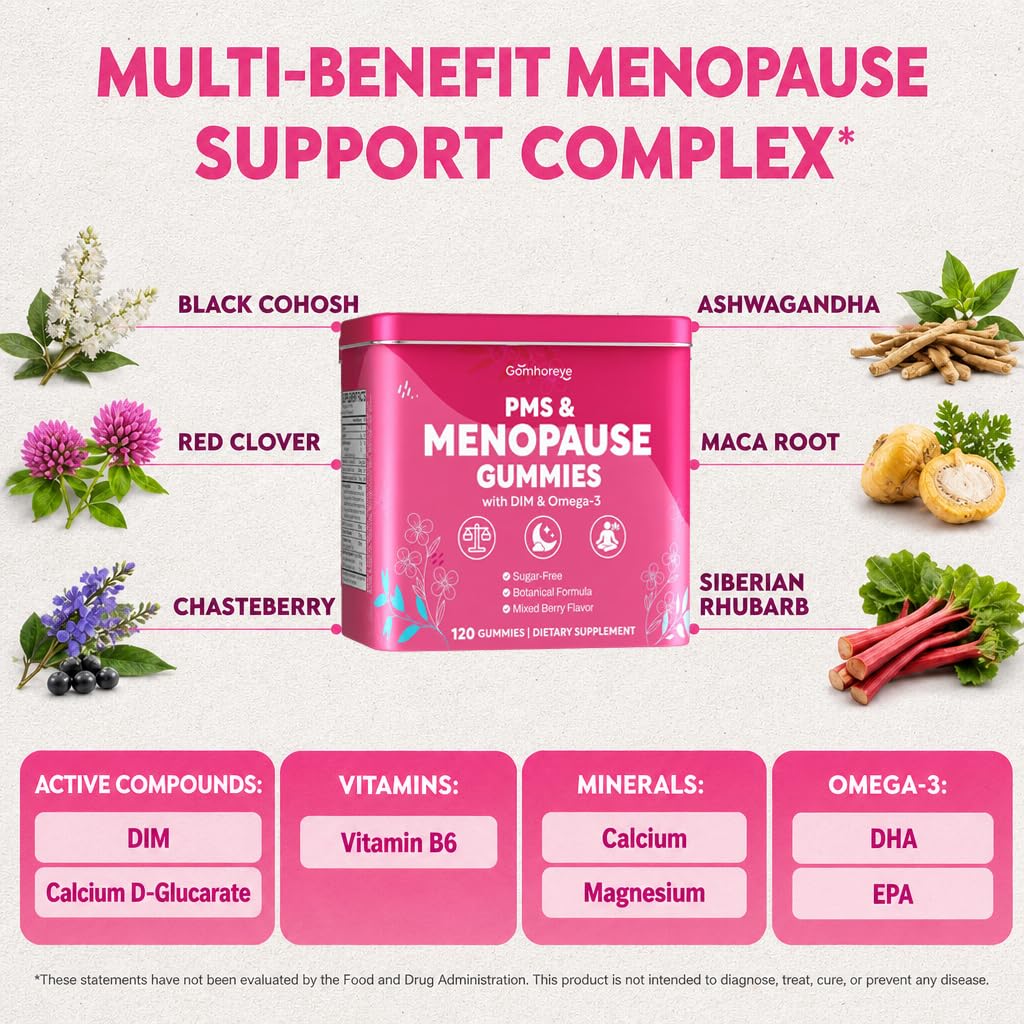 Vitamins for menopause support gummies
