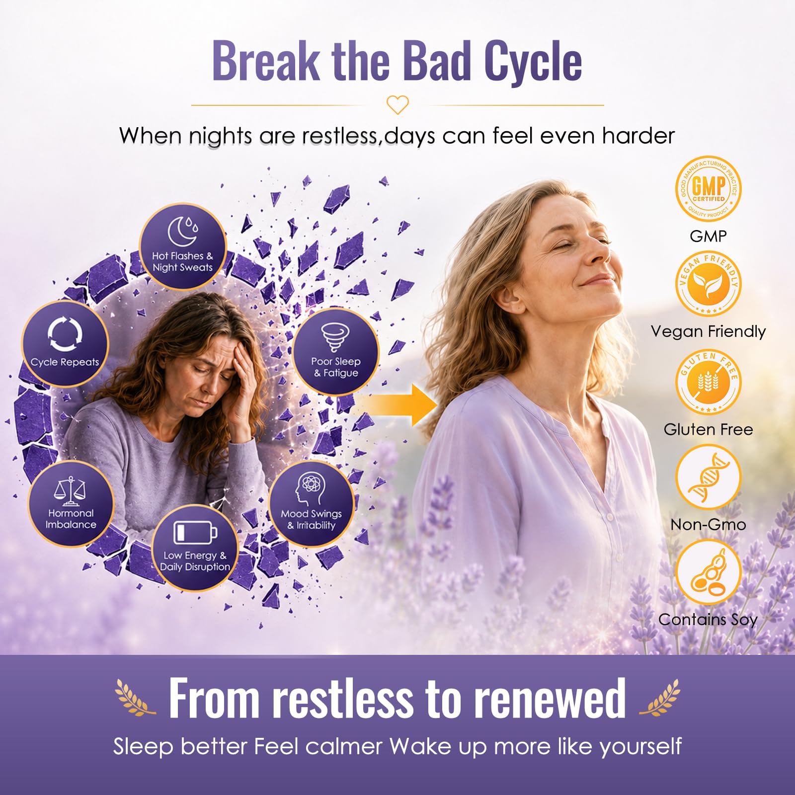 Vitamins for menopause wellness