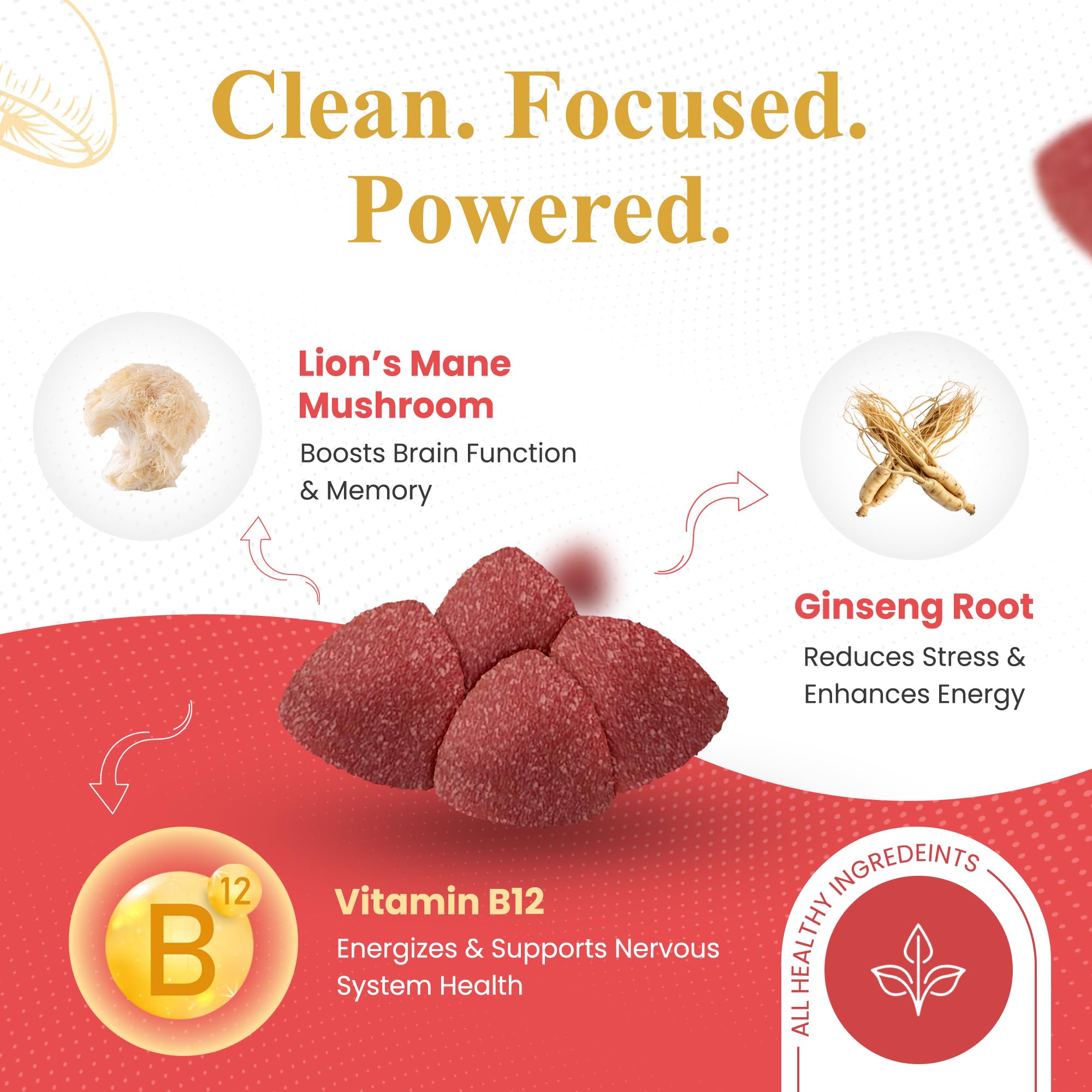 Vitamins for mental clarity and energy