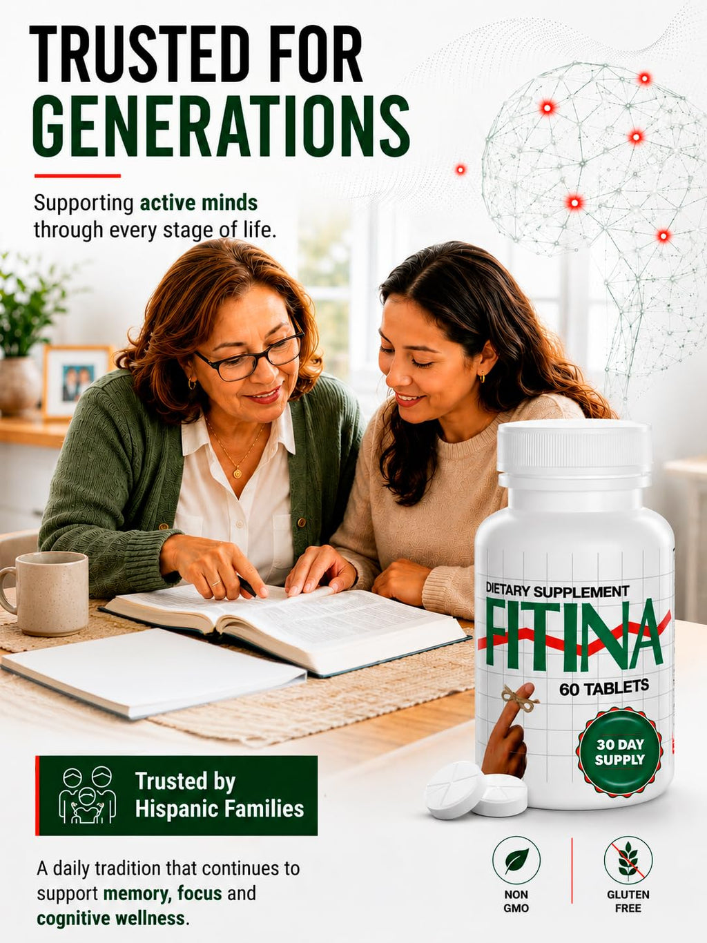 Vitamins for mental clarity and health