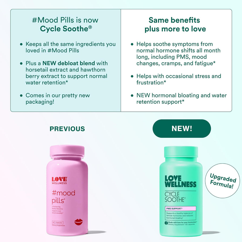 Vitamins for mood balance during cycles