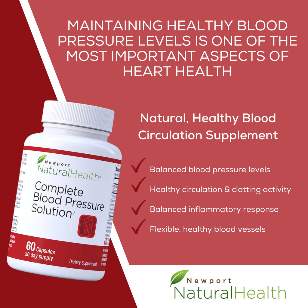 vitamins for normal blood pressure levels