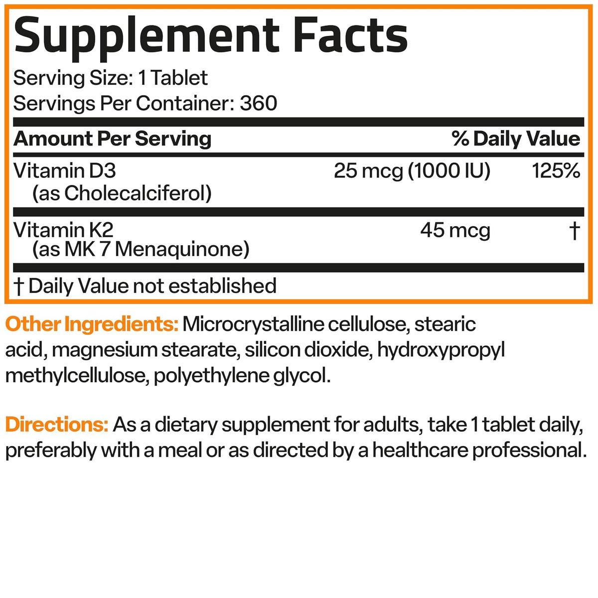 Vitamins for overall wellness support