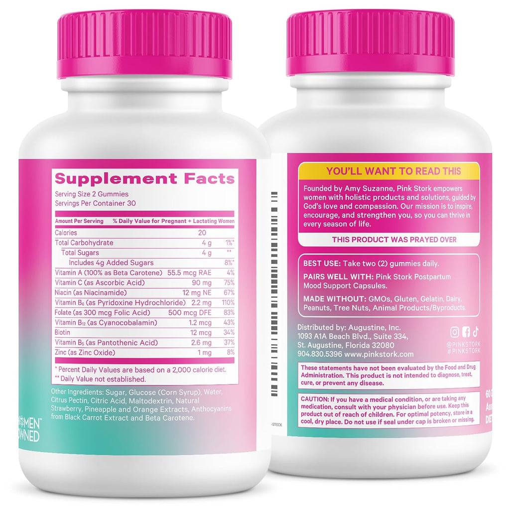 Vitamins for postpartum recovery