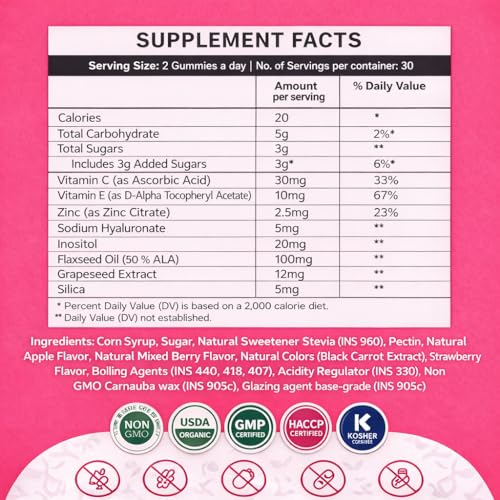 Vitamins for radiant skin and beauty