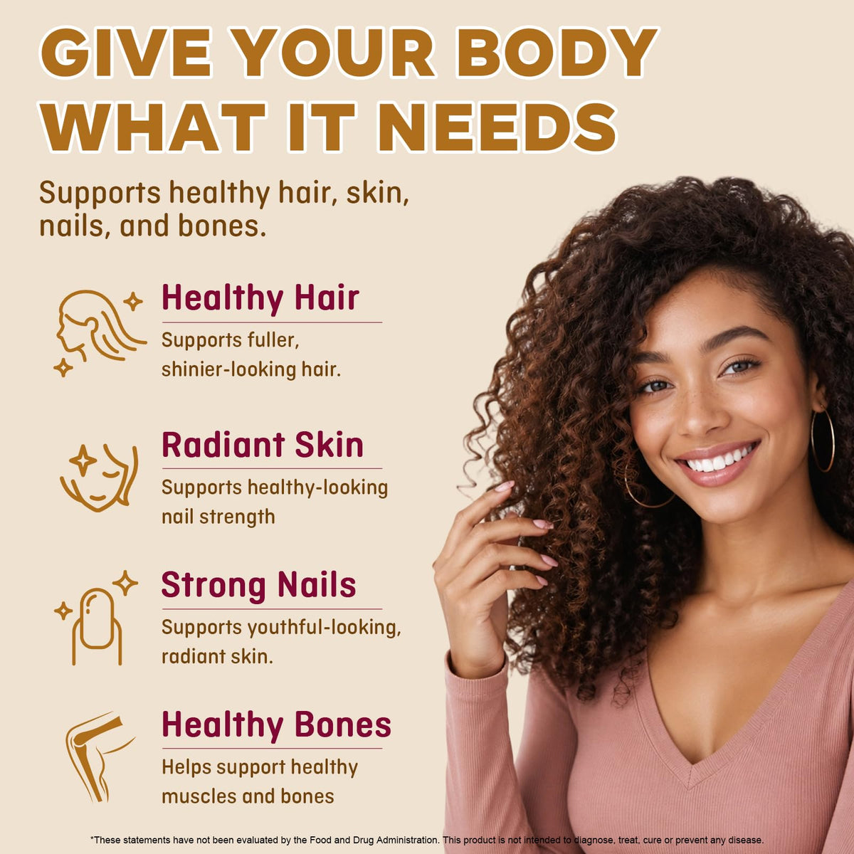 Vitamins for radiant skin and beauty