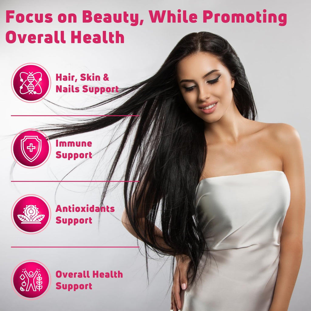 Vitamins for radiant skin and hair growth