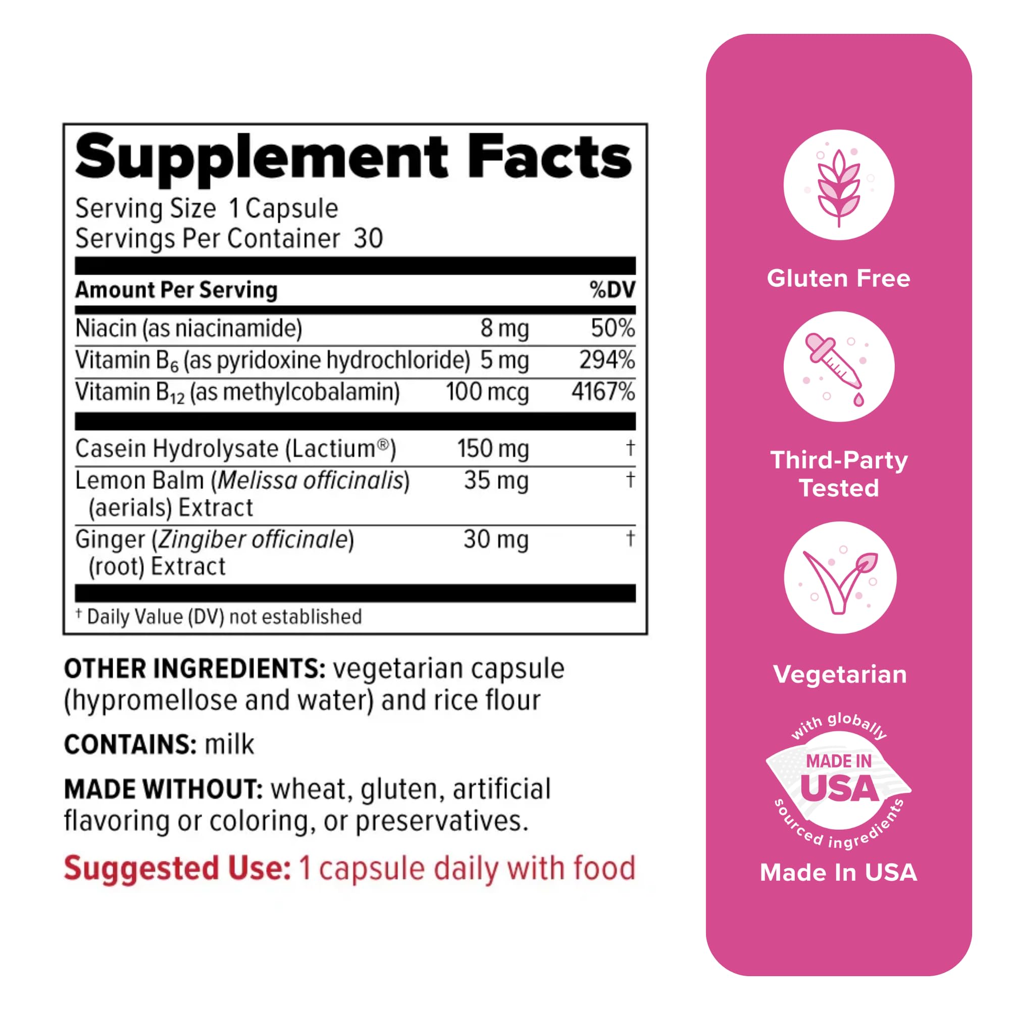 vitamins for relaxation and wellness