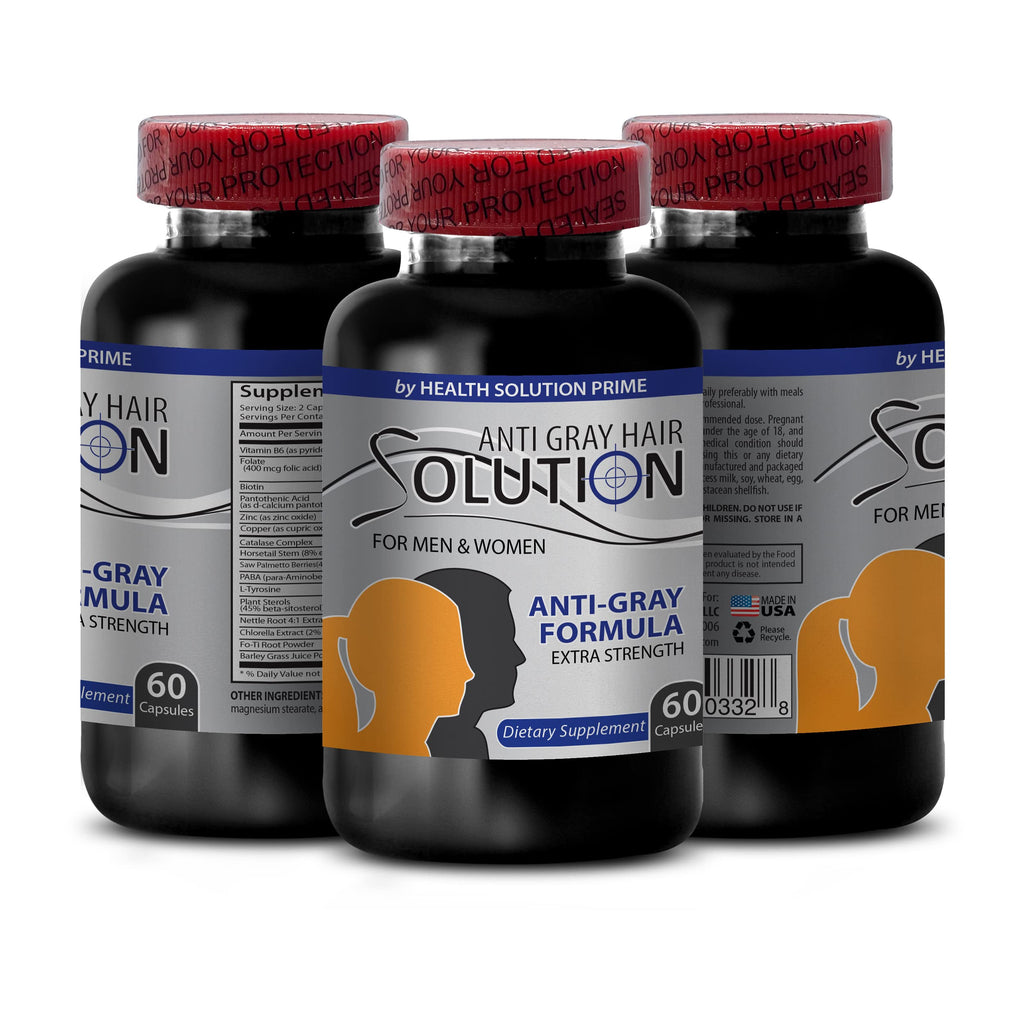 Vitamins for reversing gray hair