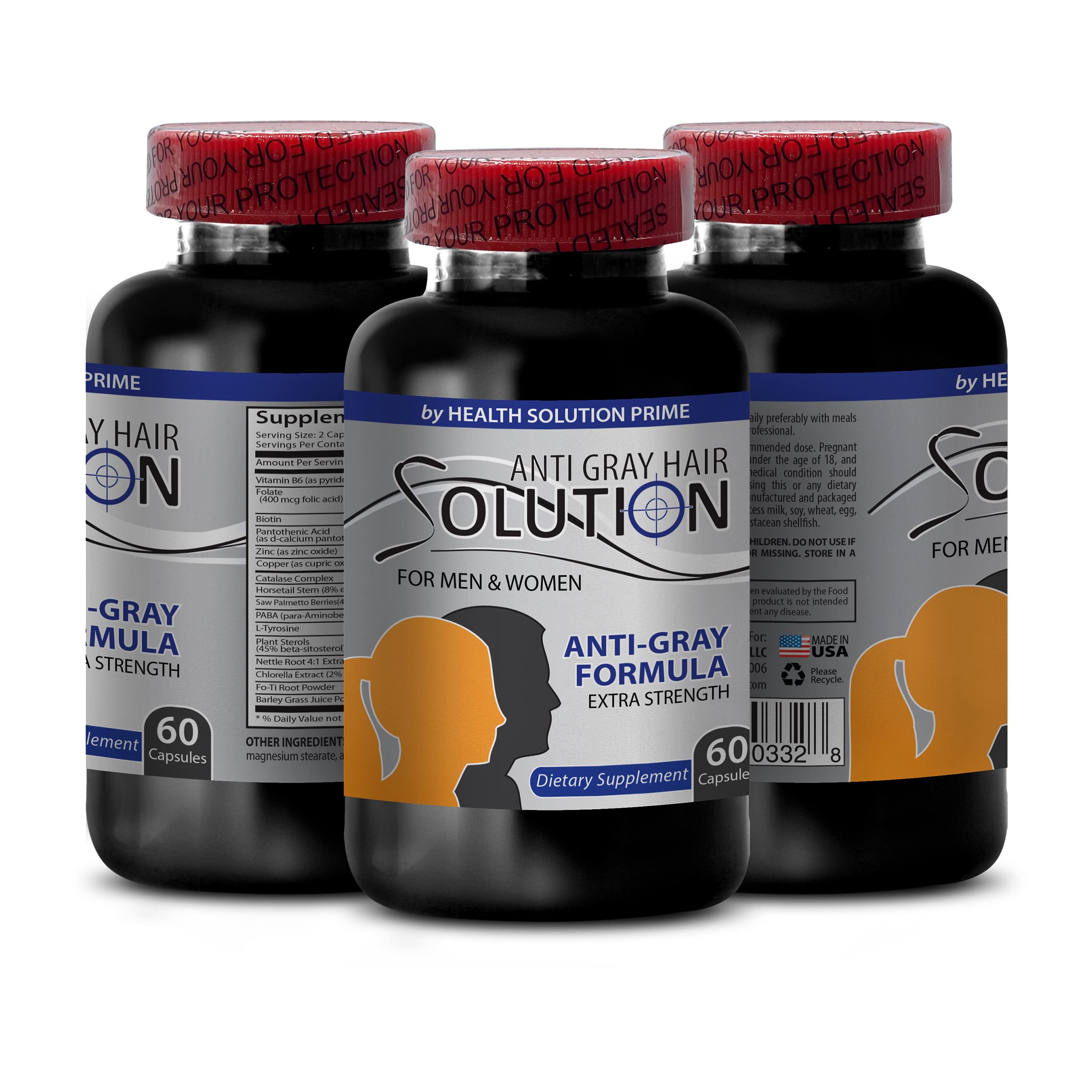Vitamins for reversing gray hair