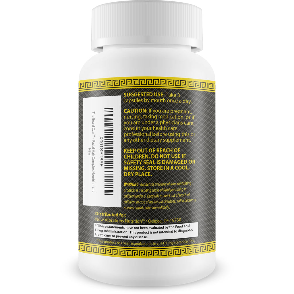 vitamins for thicker facial hair