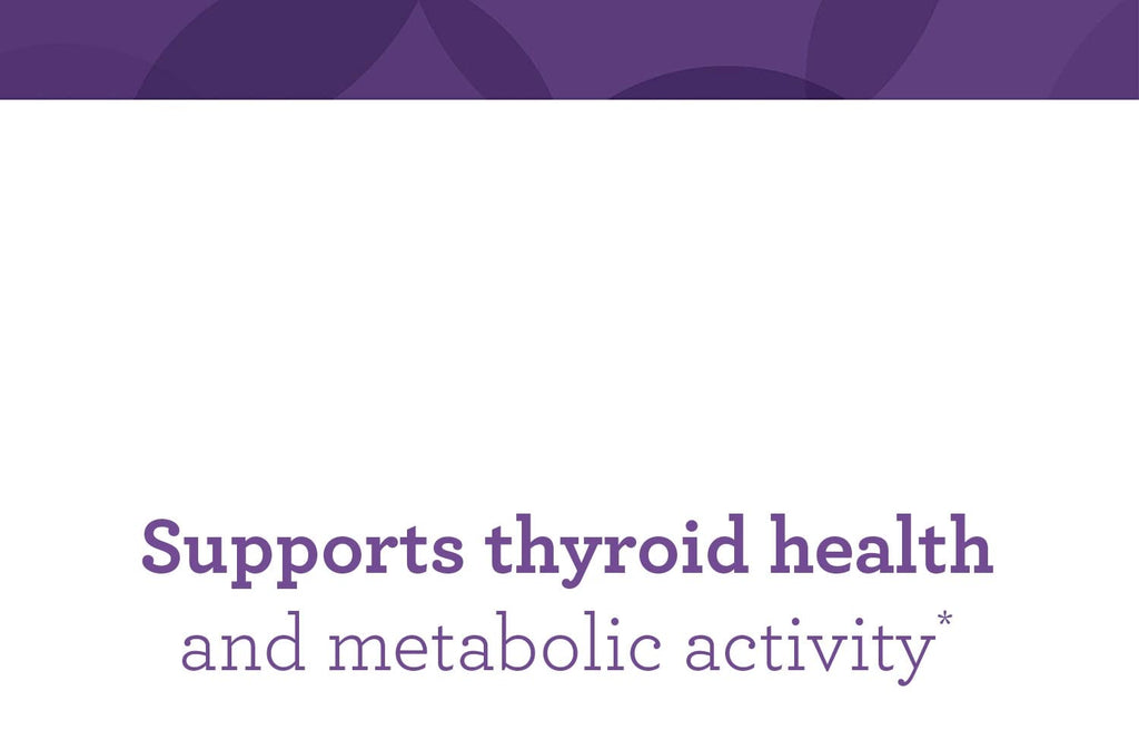 Vitamins for thyroid health support