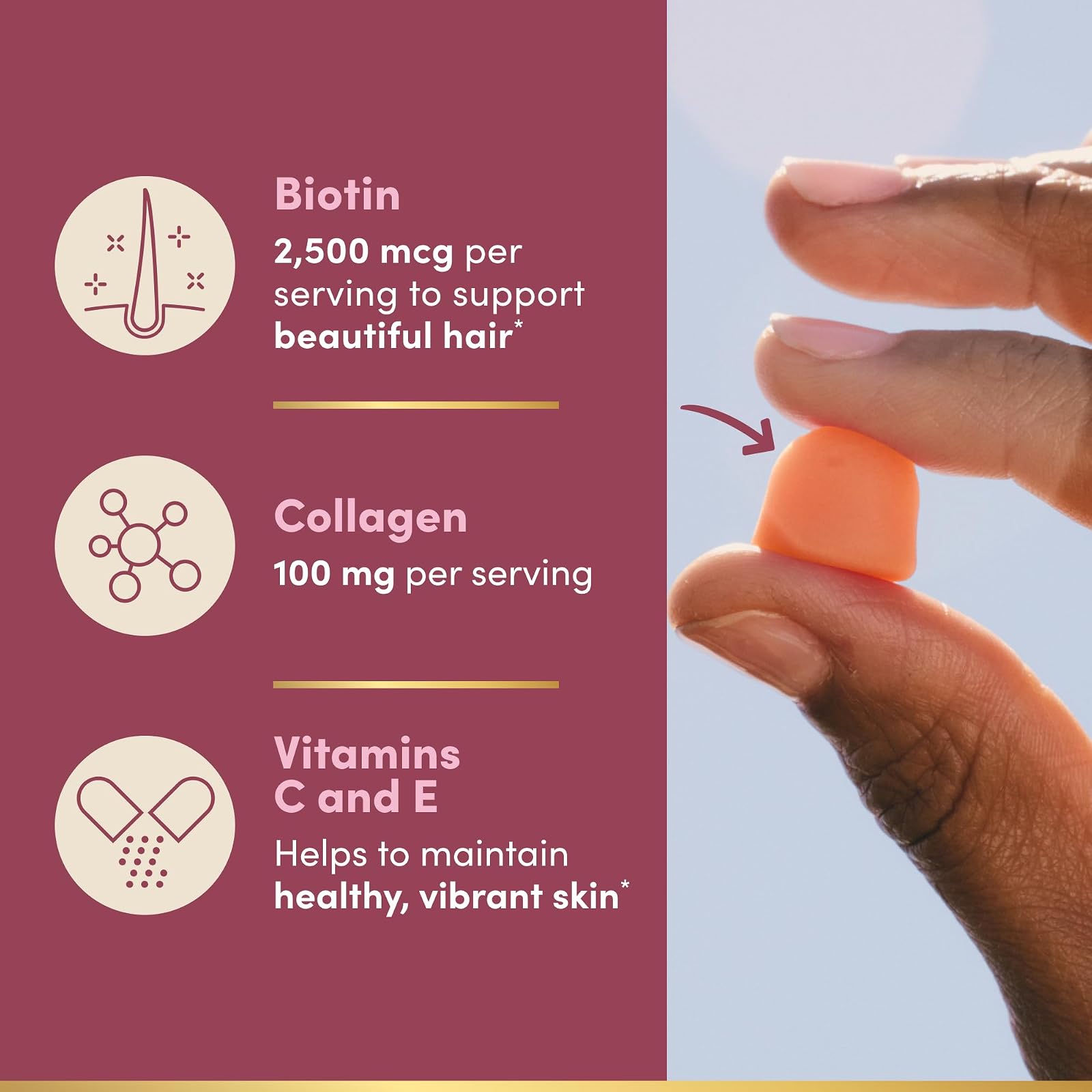 Vitamins for vibrant hair growth
