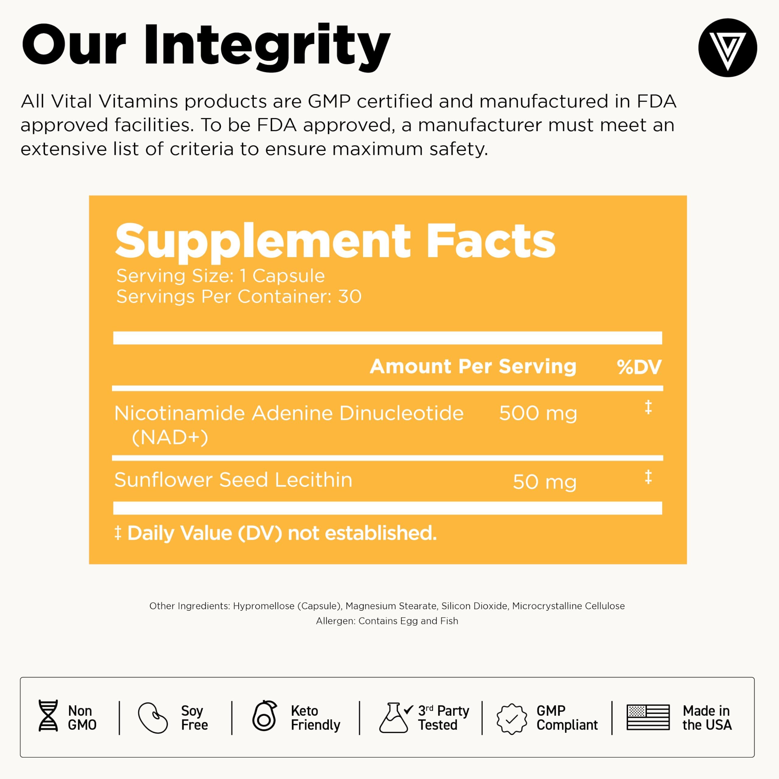 Vitamins for vitality and longevity