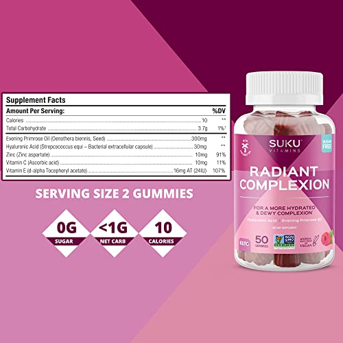 Vitamins for youthful skin appearance