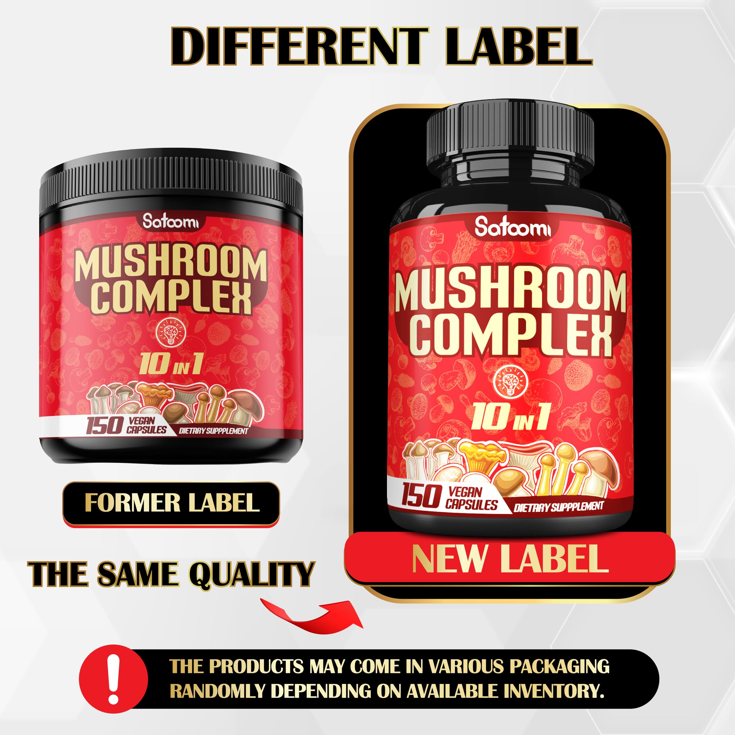 Vitamins from Satoomi mushroom complex