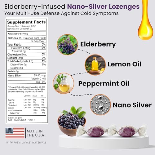 Vitamins in Nano Silver Lozenges