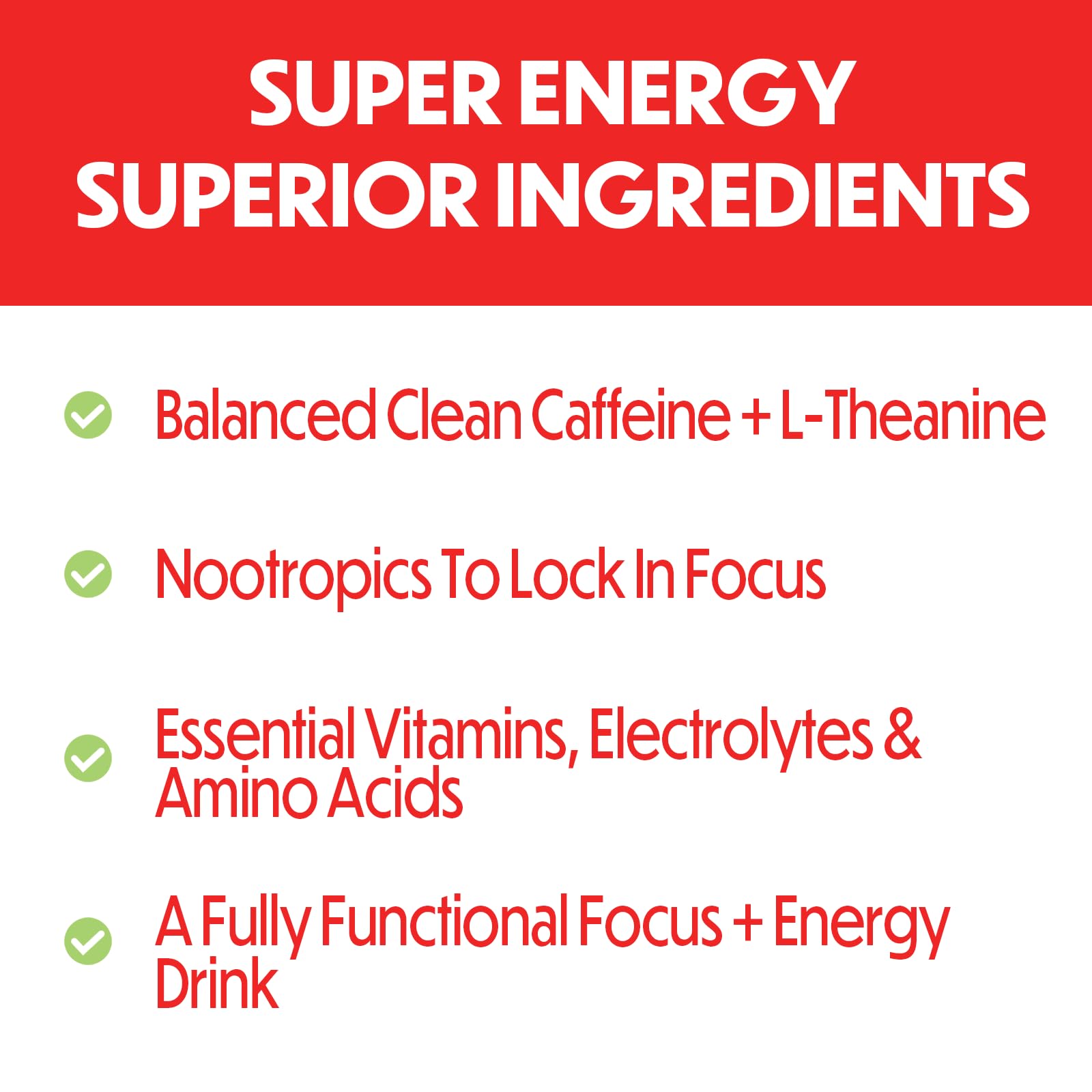 Vitamins infused energy drink powder
