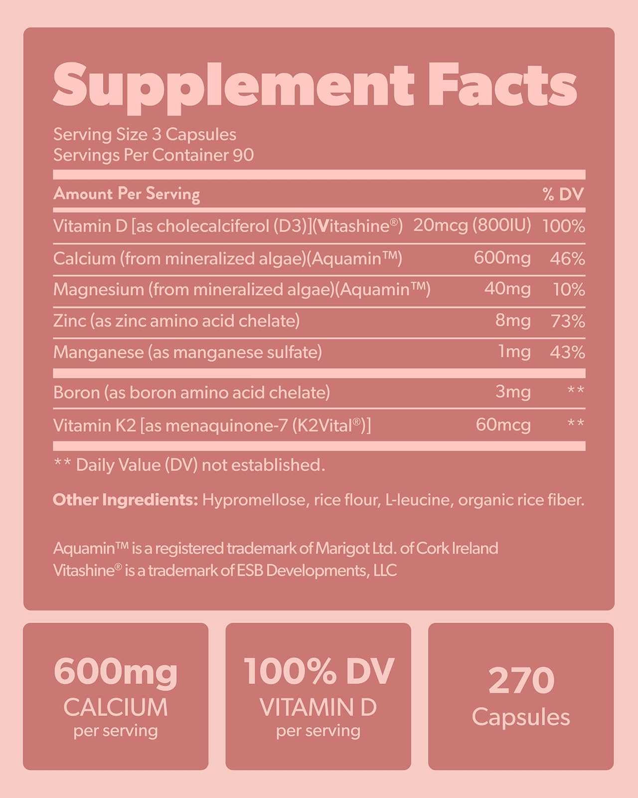 Vitamins K2 and D3 support calcium utilization