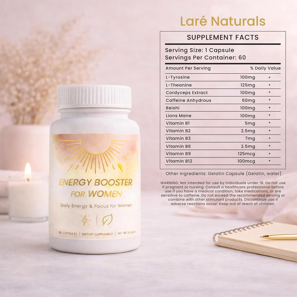 Vitamins to boost energy and focus