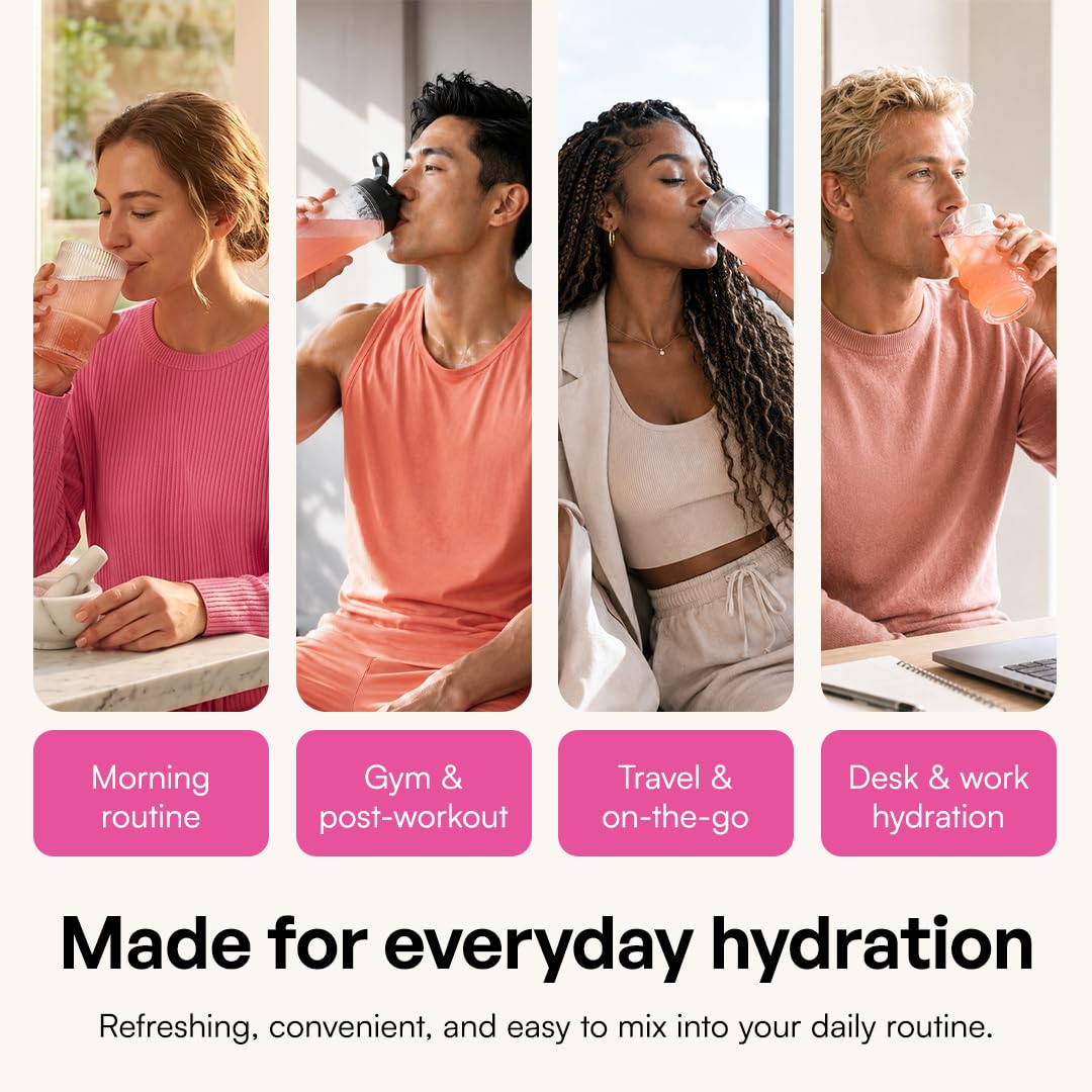 Vitamins with electrolytes for hydration