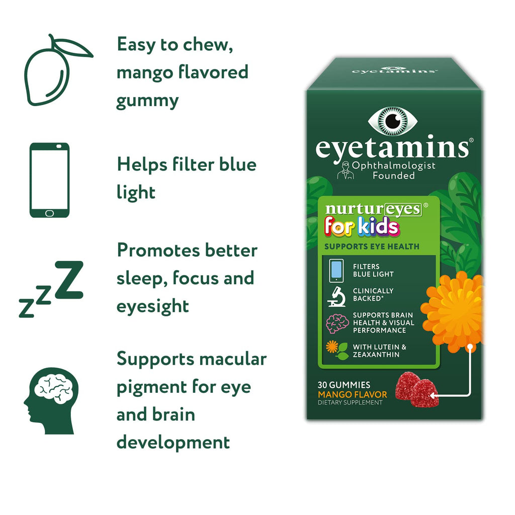 Vitamins with lutein for kids' health