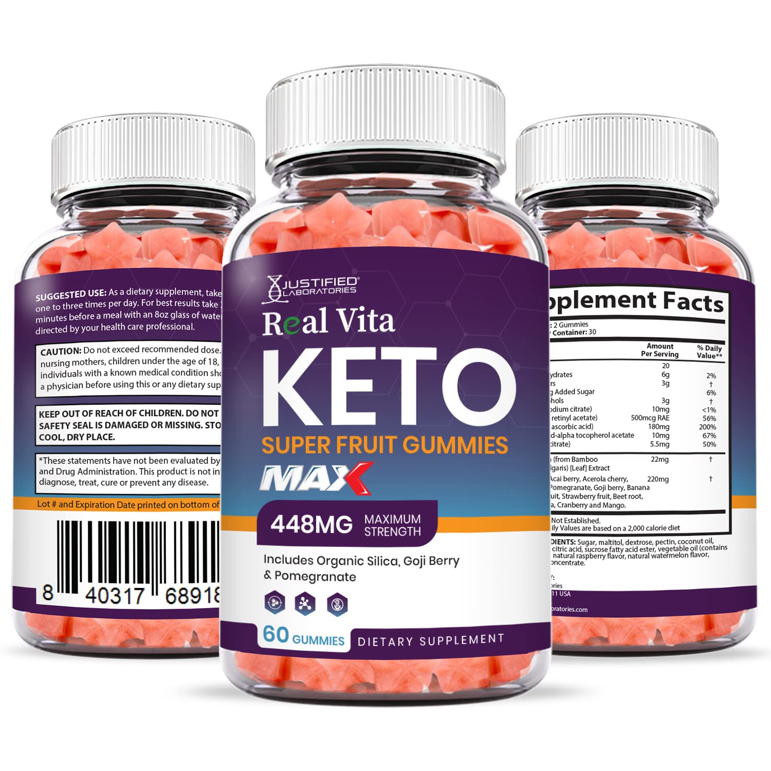 Vitamins with organic bamboo extract