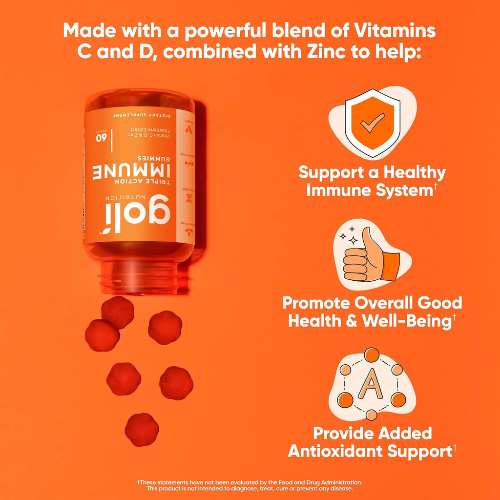 Vitamins with zinc for immunity