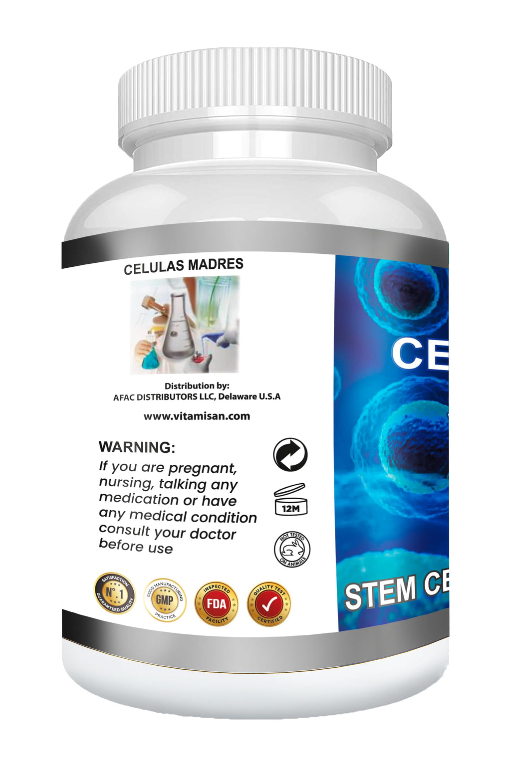 VITAMISAN spirulina capsules for wellness