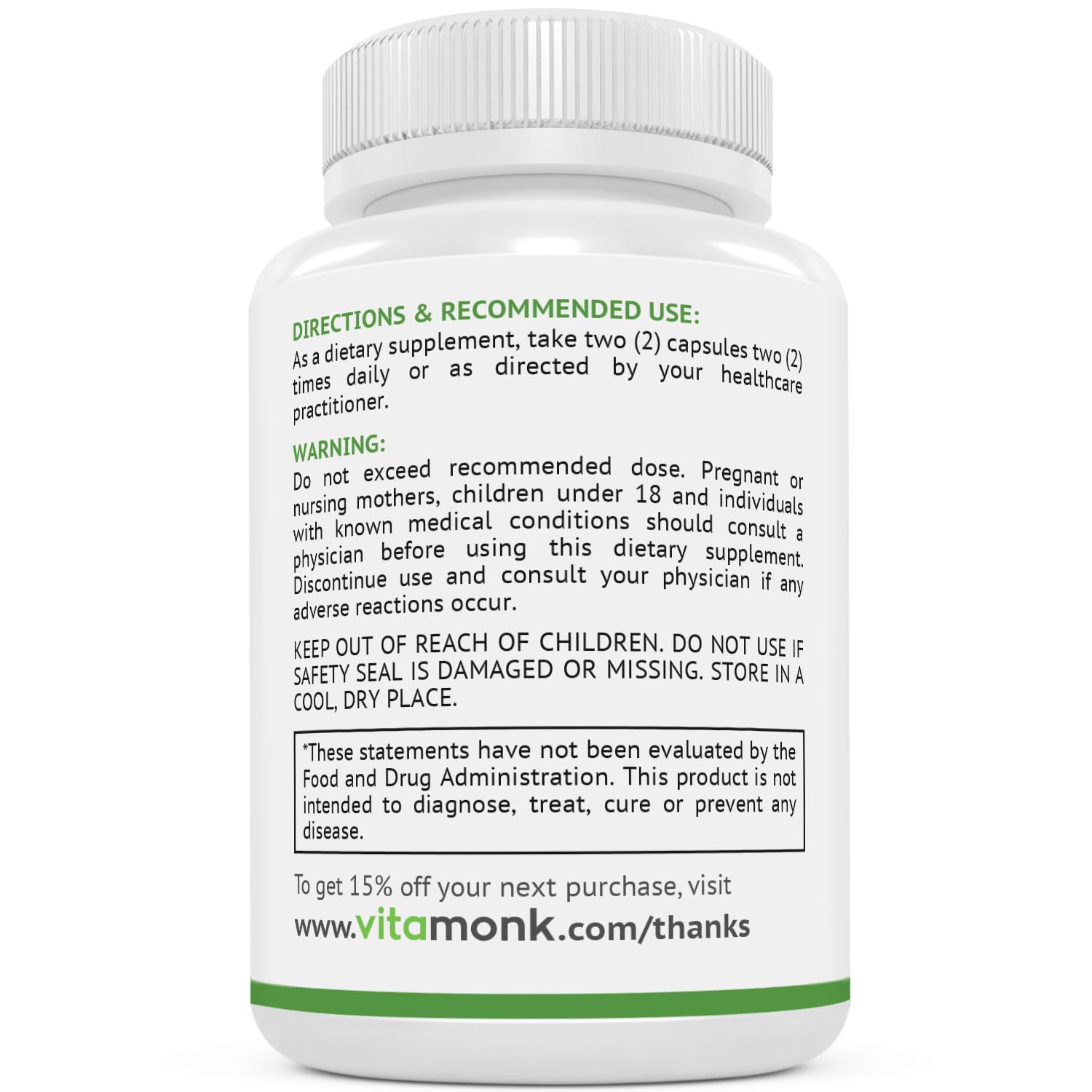 VitaMonk capsules for daily wellness