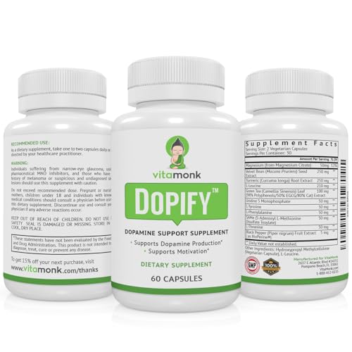 VitaMonk dopamine support for daily wellness