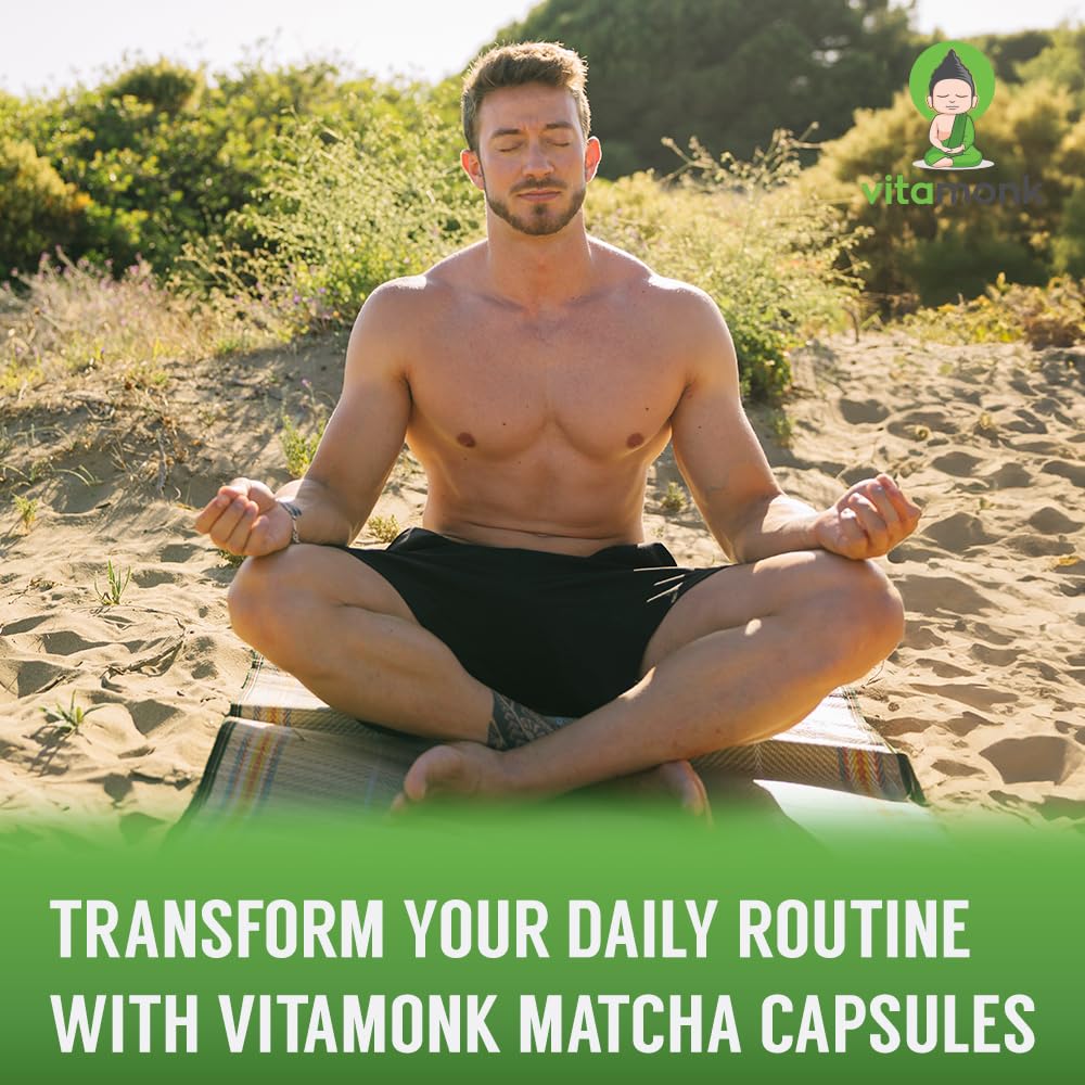 VitaMonk matcha for daily focus