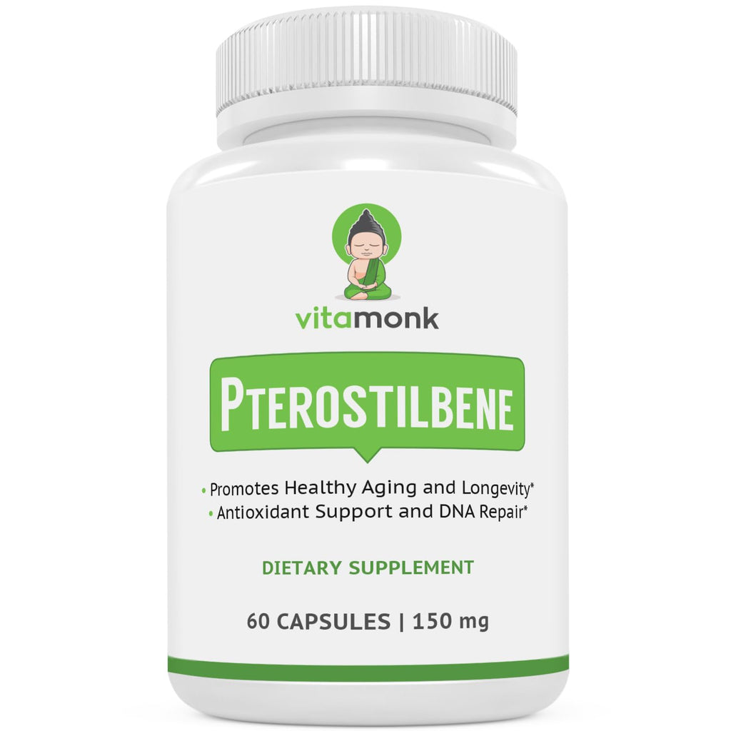VitaMonk Pterostilbene antioxidant capsules