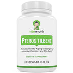 VitaMonk Pterostilbene antioxidant capsules