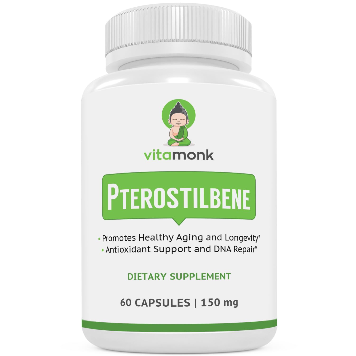 VitaMonk Pterostilbene antioxidant capsules
