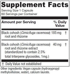 Vitanica black cohosh capsules for hormonal balance