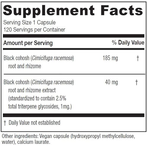 Vitanica black cohosh extract capsules