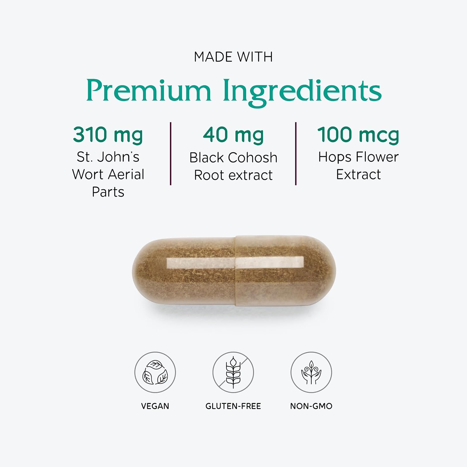 Vitanica capsules for menopause relief