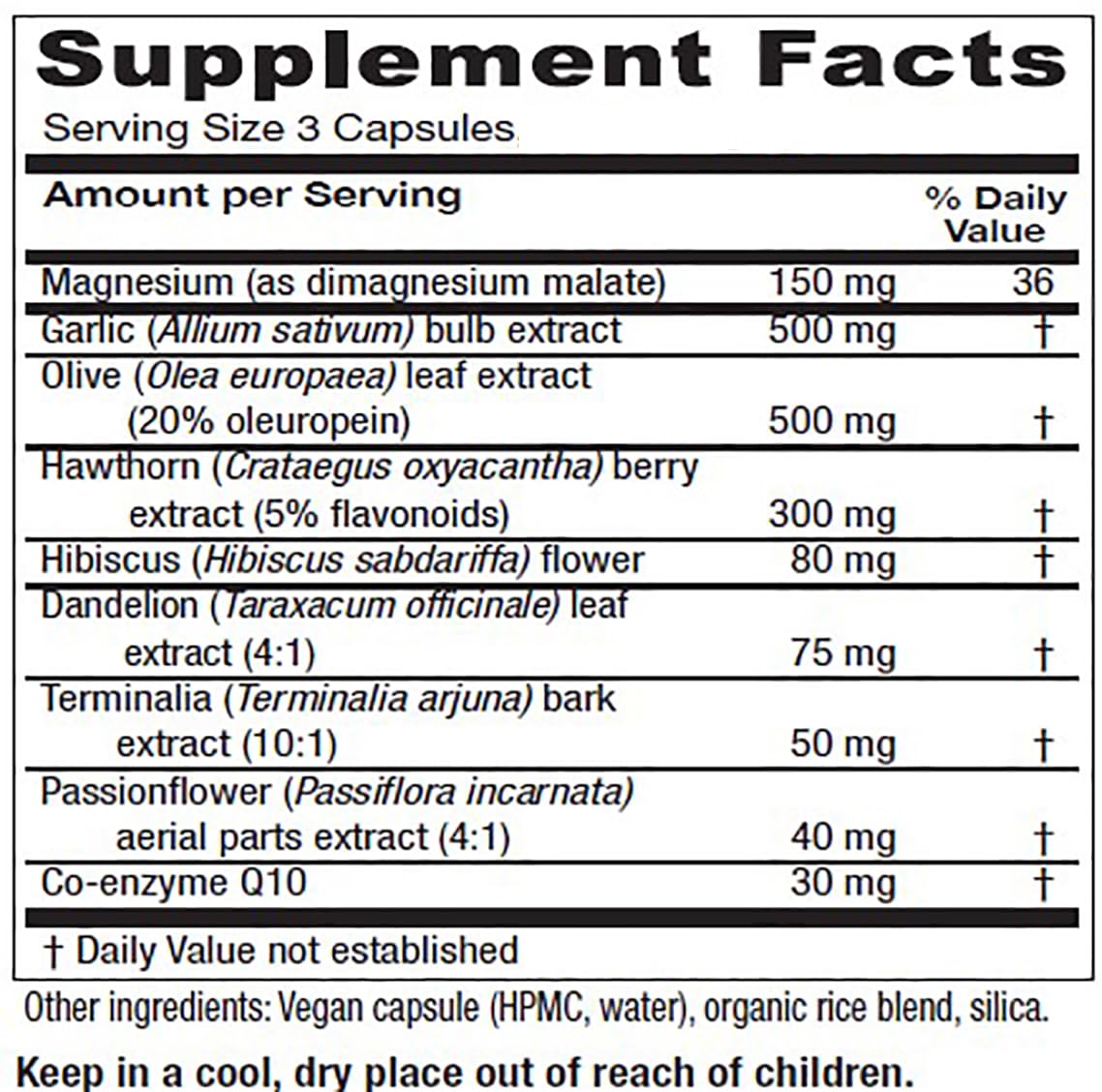 Vitanica cardiovascular health blend