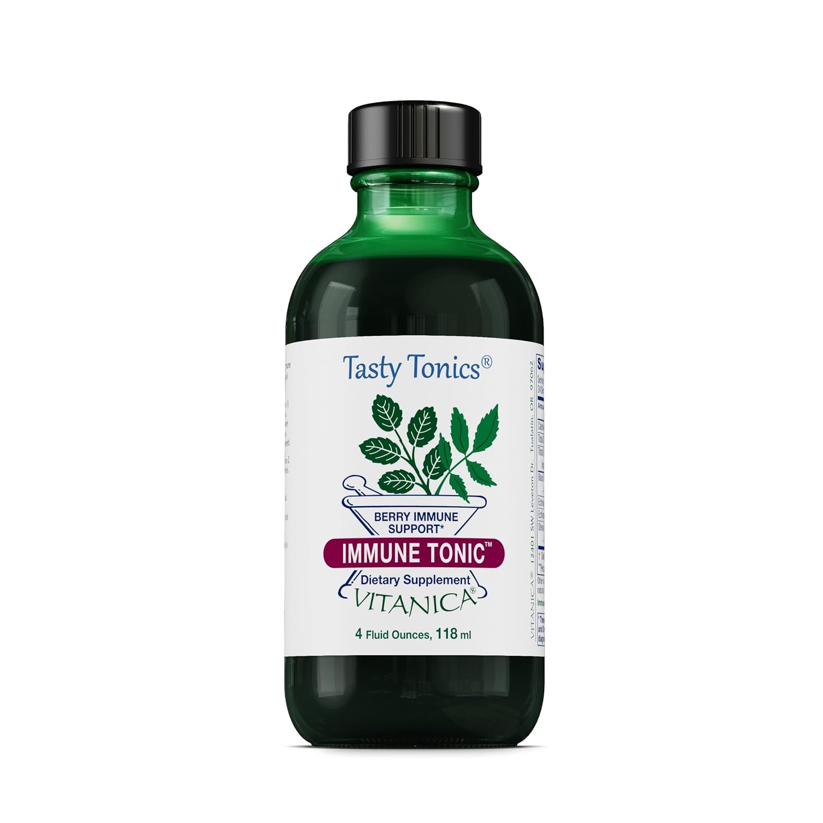 Vitanica elderberry immune support tonic