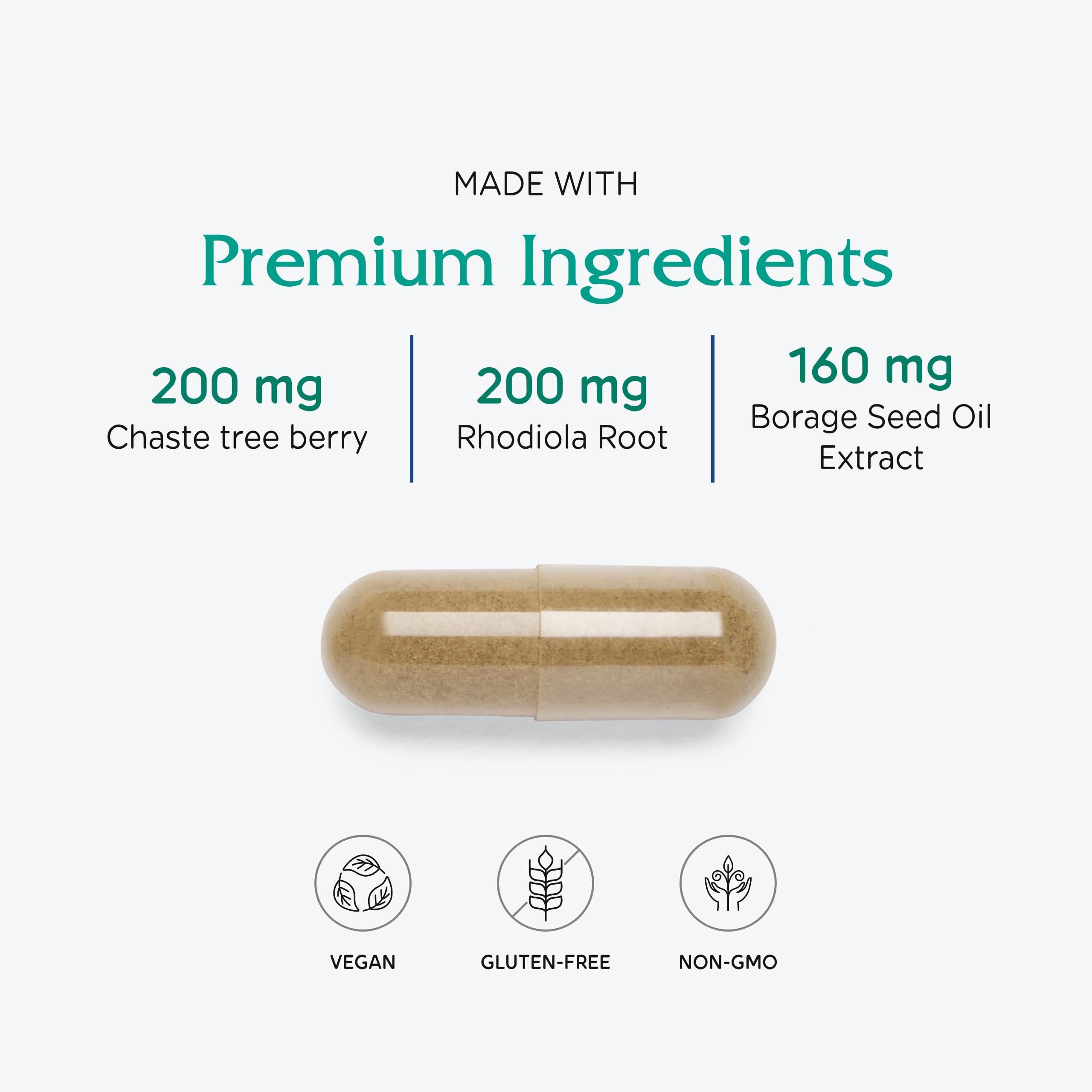 Vitanica FemRebalance blended vitamin capsules