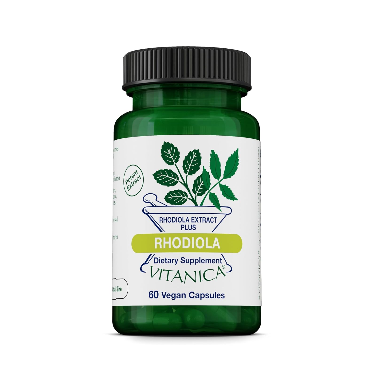 Vitanica Rhodiola capsules for stress relief