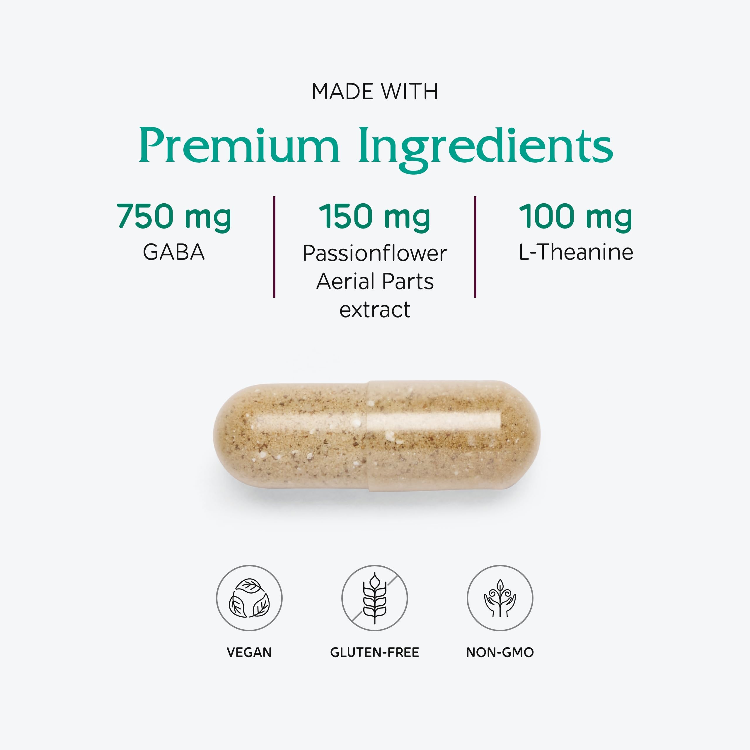Vitanica vegan capsules for anxiety