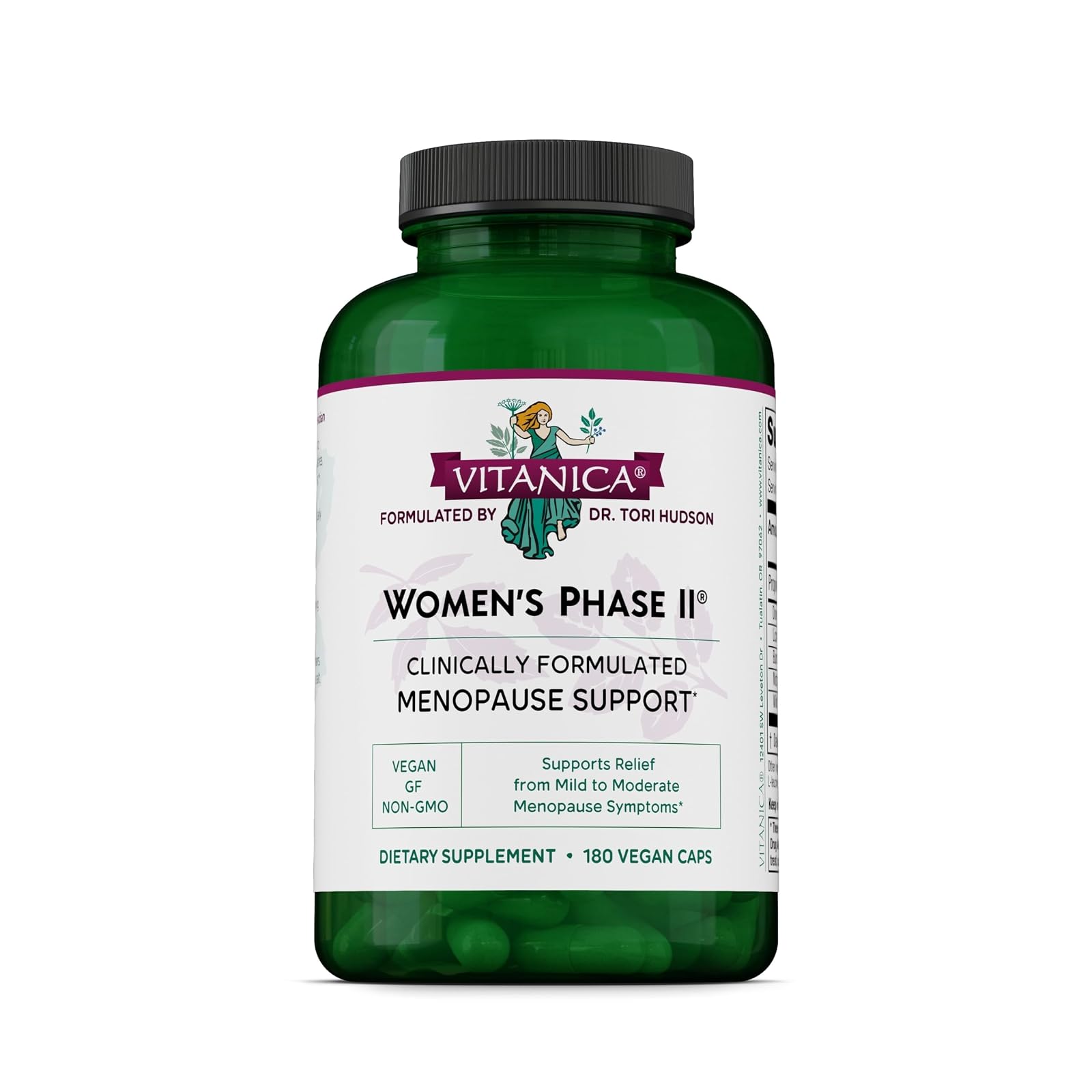 Vitanica Women's Phase II menopause support capsules