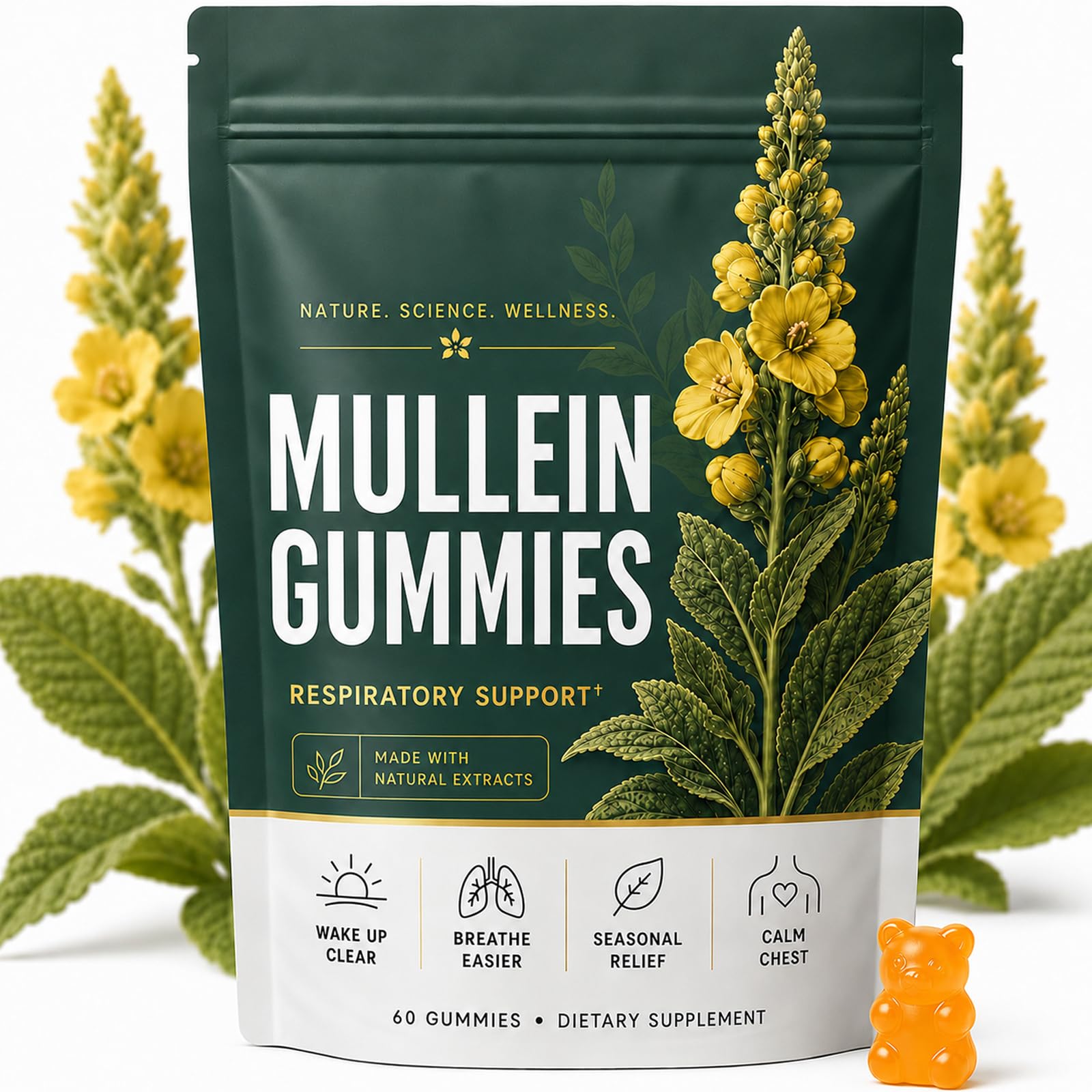 Vitanics Mullein Gummies for respiratory health