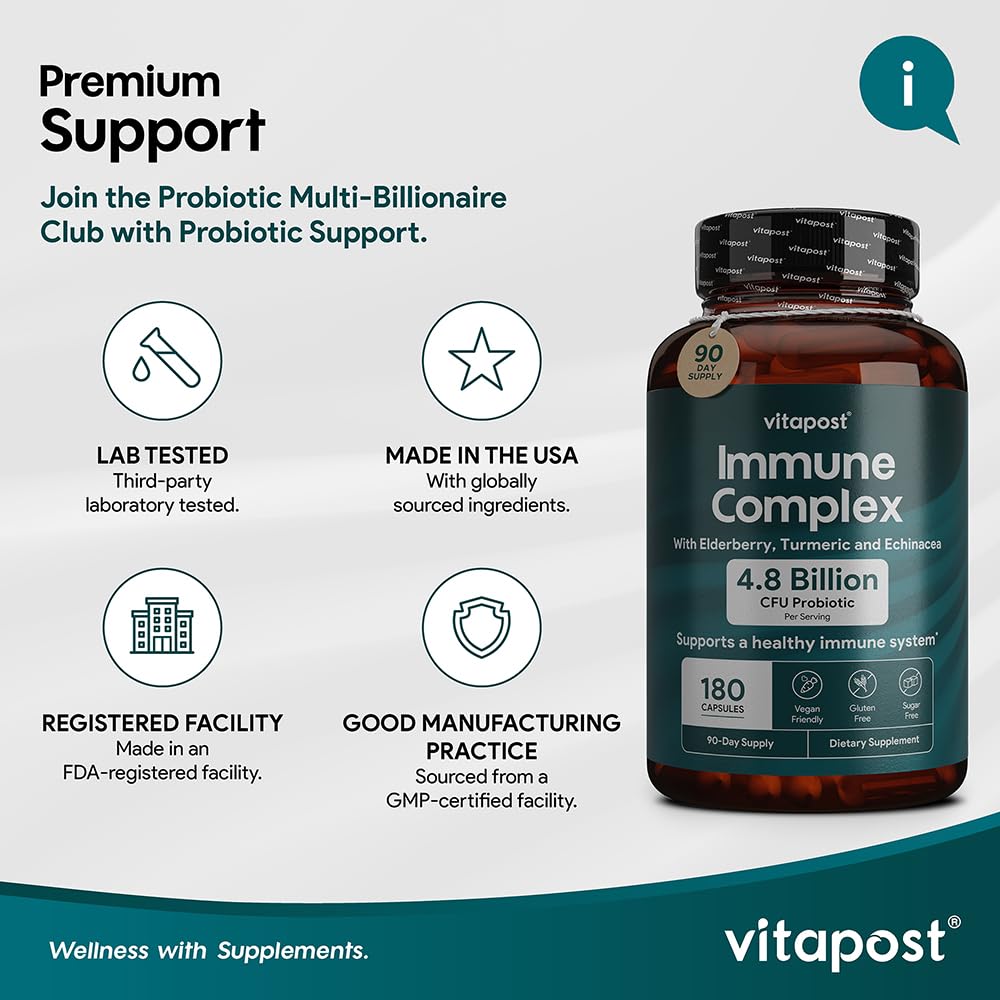 VitaPost immune complex with natural ingredients