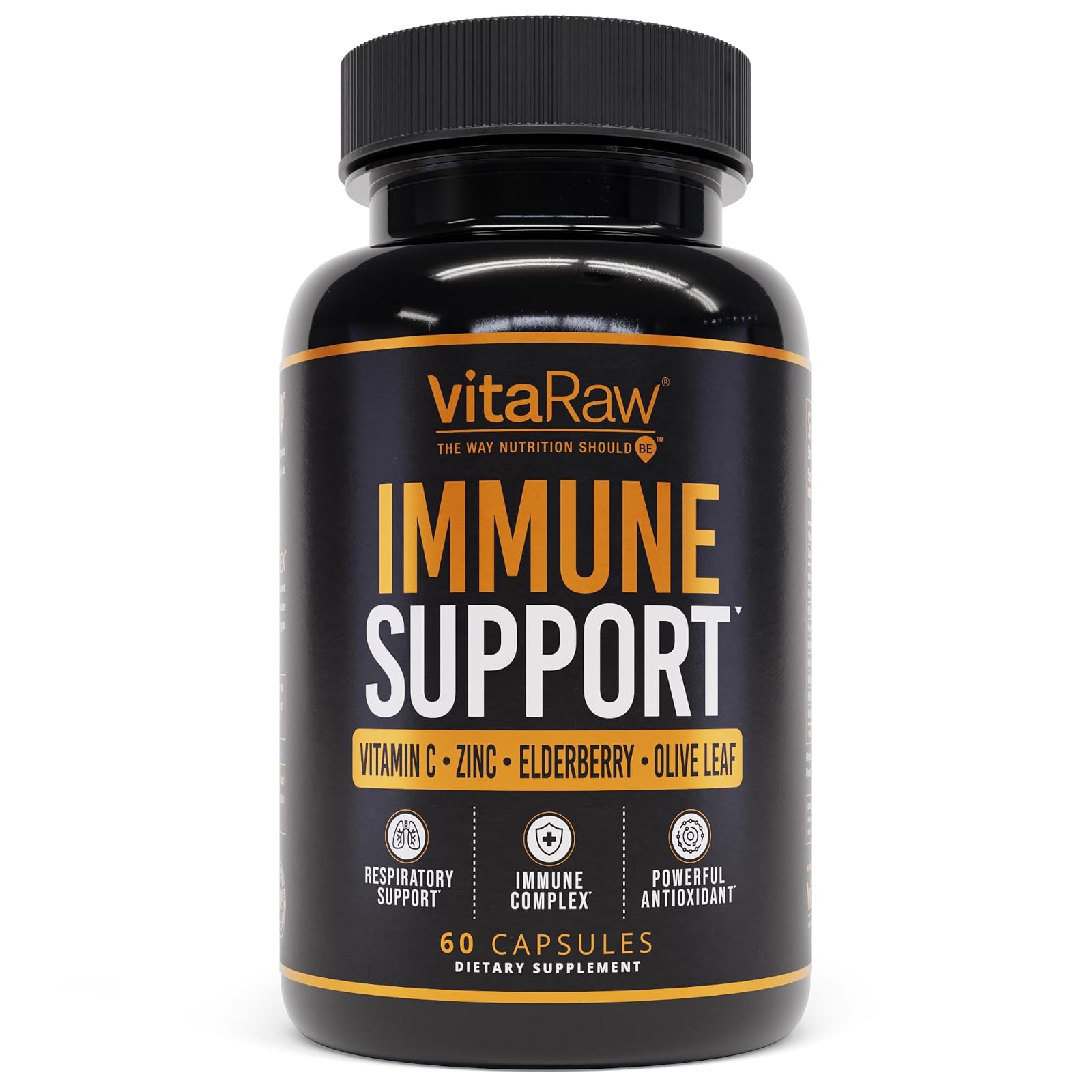VitaRaw elderberry capsules with zinc