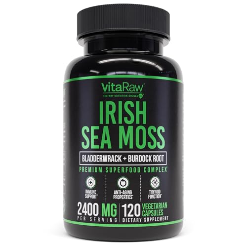 VitaRaw sea moss capsules for health