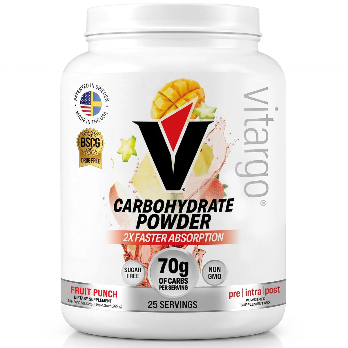 Vitargo carbohydrate powder for recovery